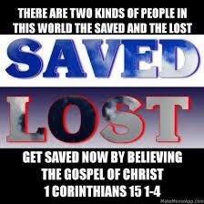 We need to remember that according to scripture, there are only two ...